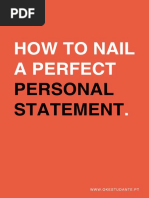 Ucas Personal Statement Worksheet | PDF