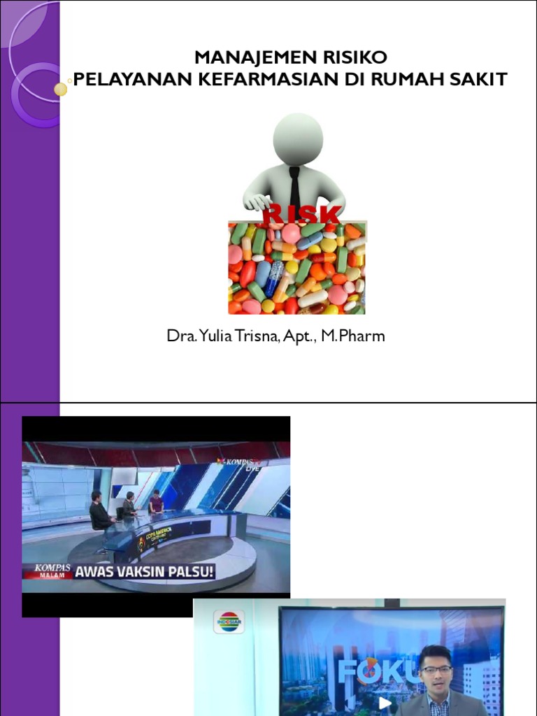 03 Managemen Resiko Dra Yulia Trisna Mpharm Apt Pdf