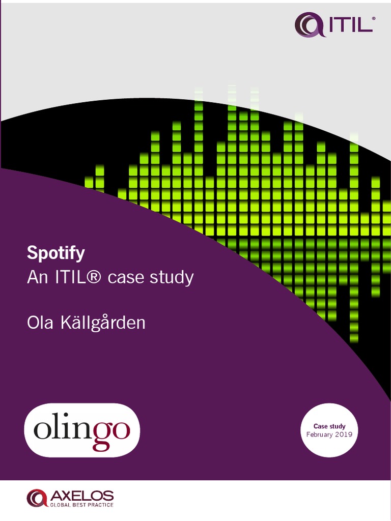 Spotify An Itil Case Study Pdf Itil Spotify