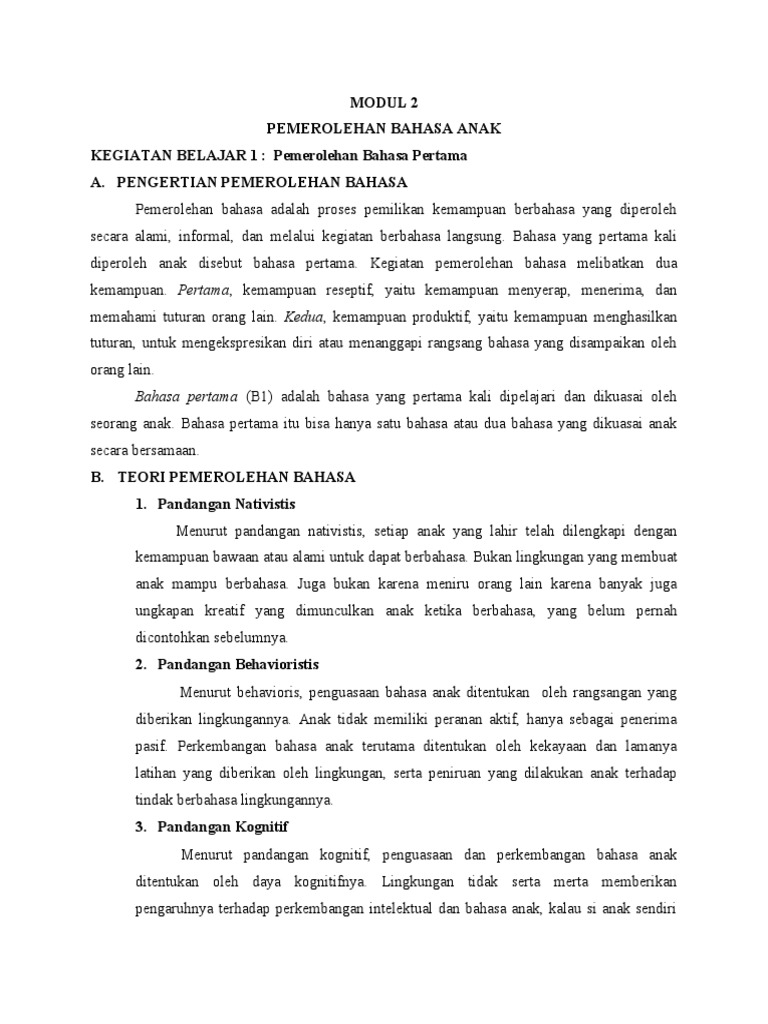 Resume Modul 2 | PDF