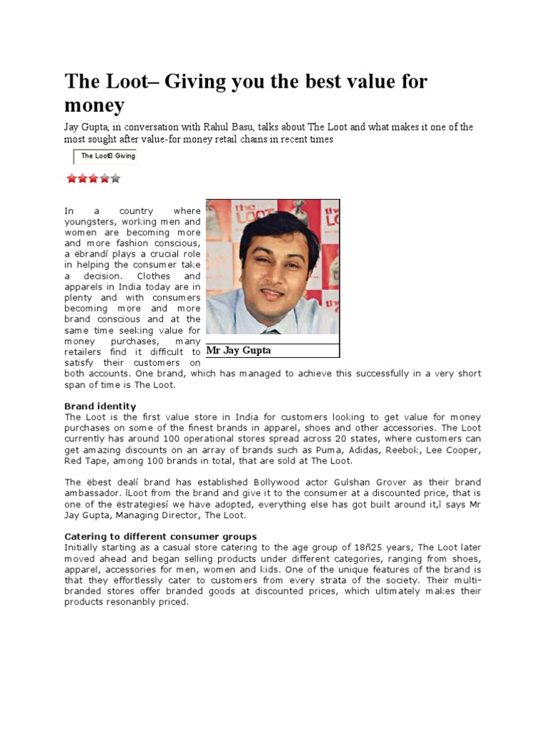 The Loot | PDF | Retail | Brand