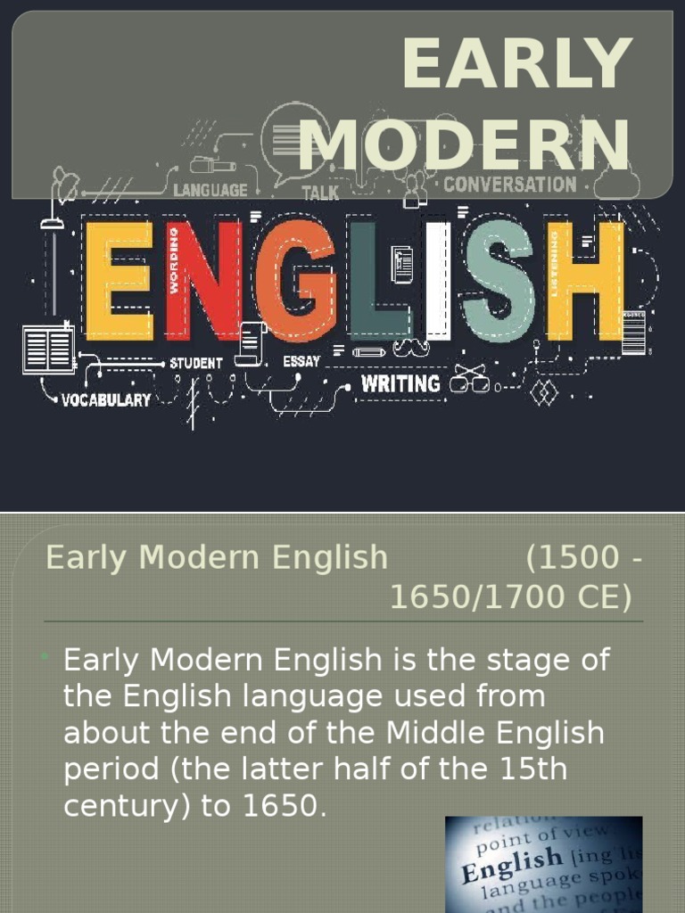 EARLY MODERN English | PDF | English Language | Human Communication