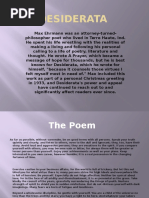 Desiderata by Max Ehrmann | PDF