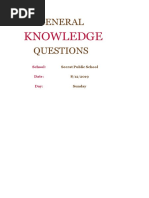 Top 100 General Knowledge Questions Pakistan | PDF | Pakistan | Nawaz ...