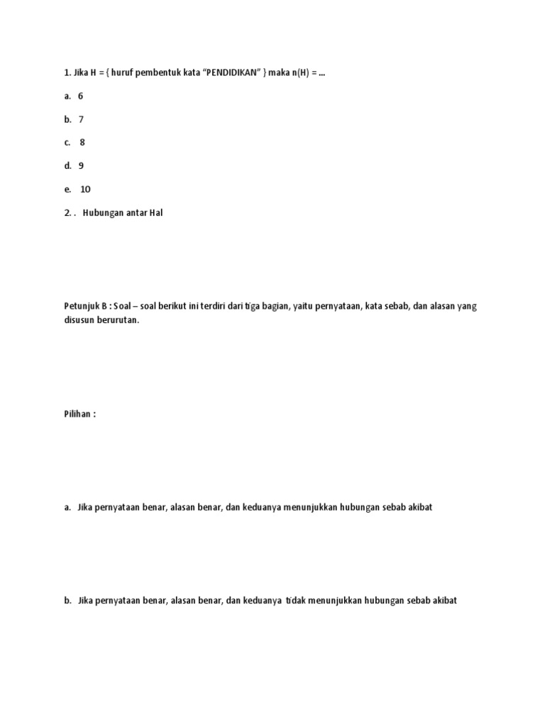 Contoh Soal PPM | PDF