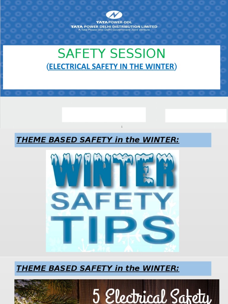 Winter Electrical Safety Tips | PDF | Technology & Engineering