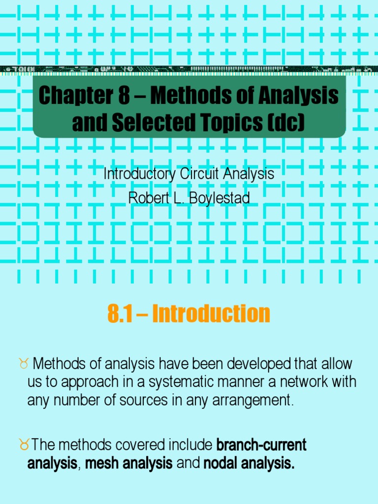 Methods of Circuit Analysis: Current Sources, Nodal Analysis, and Y-Δ ...