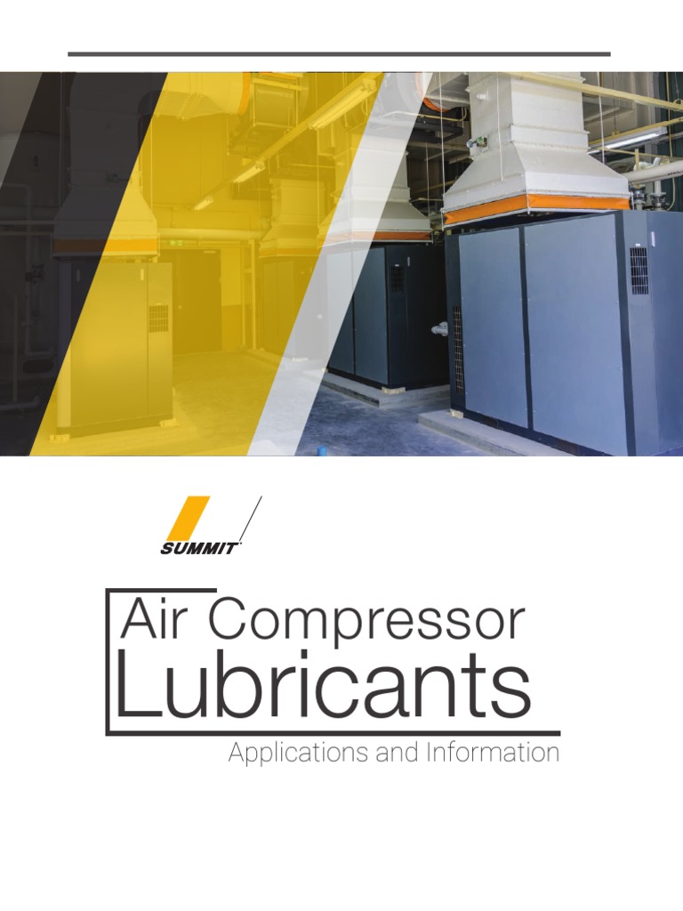 Air Compressor: Lubricants | PDF | Lubricant | Polyolefin