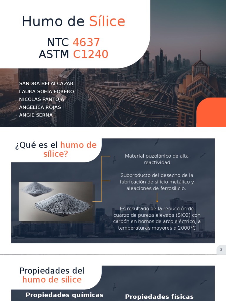 Guía Técnica del Humo de Sílice | PDF | Hormigón | Cemento