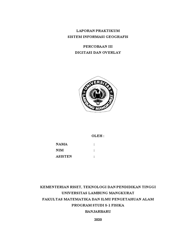 Digitasi dan Overlay dalam SIG | PDF
