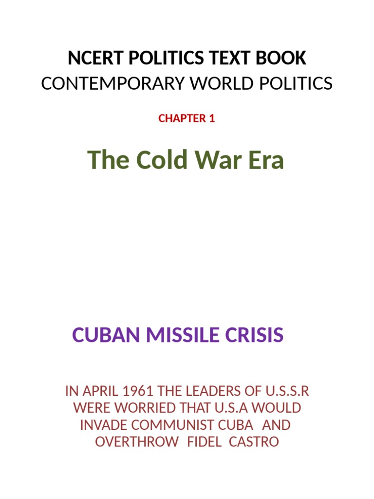 Cuban Missile Crisis | PDF | Cuban Missile Crisis | Cold War