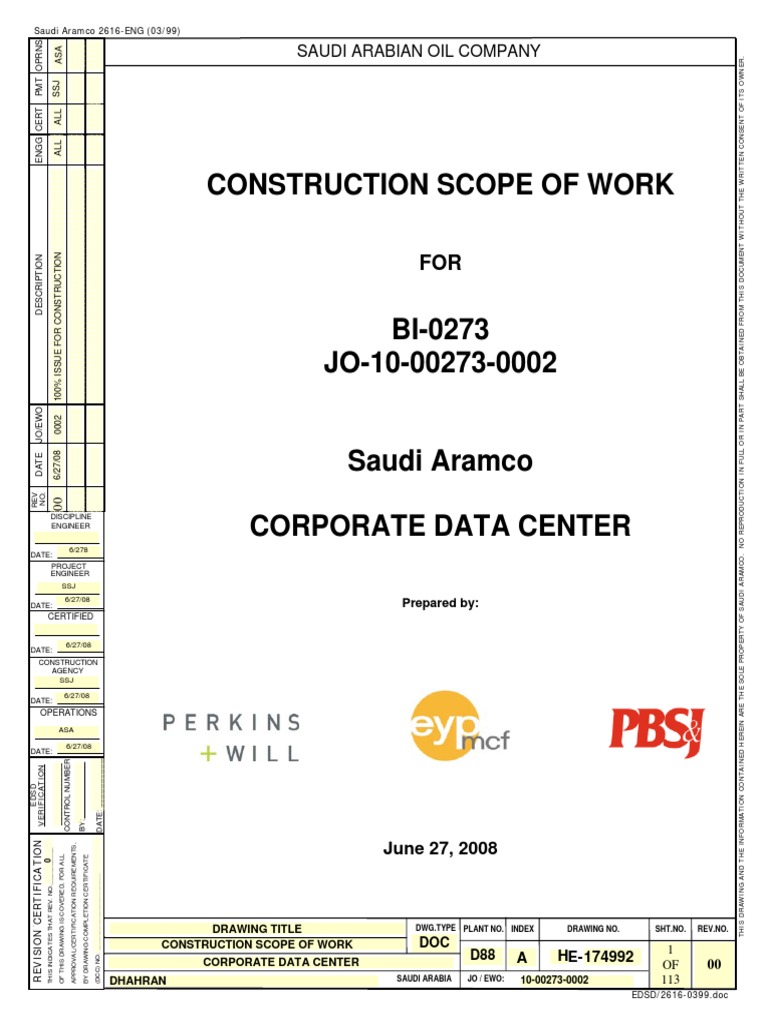 Scope of Work PDF | PDF