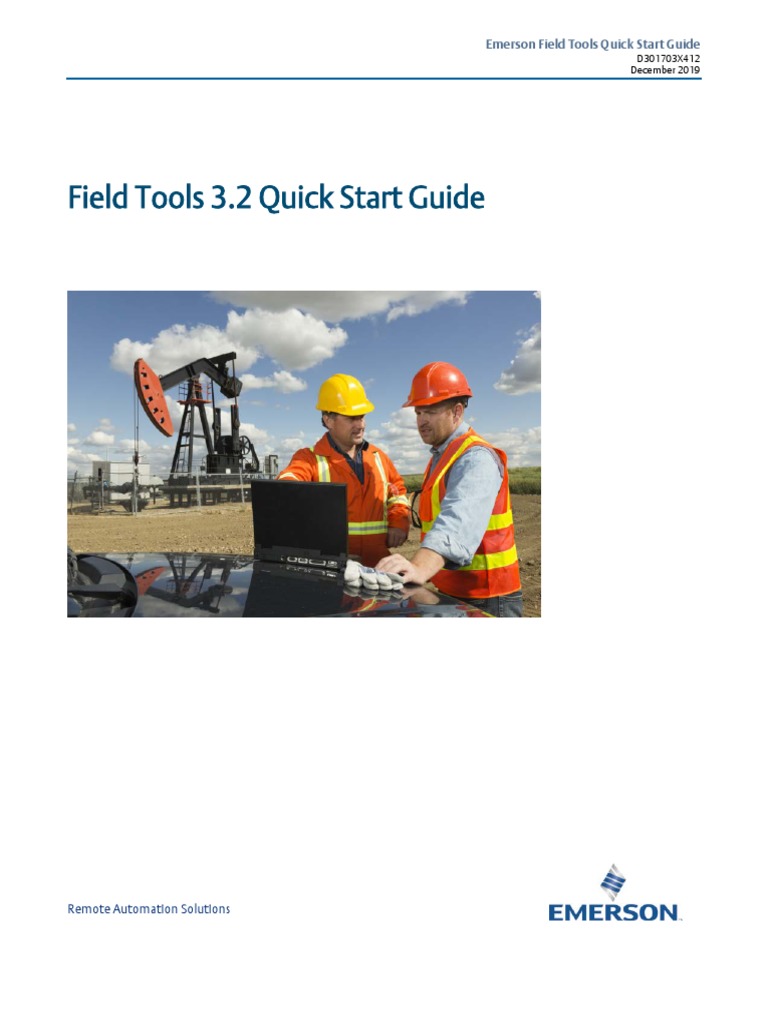Emerson Field Tools Quick Start Guide | PDF | Installation (Computer ...