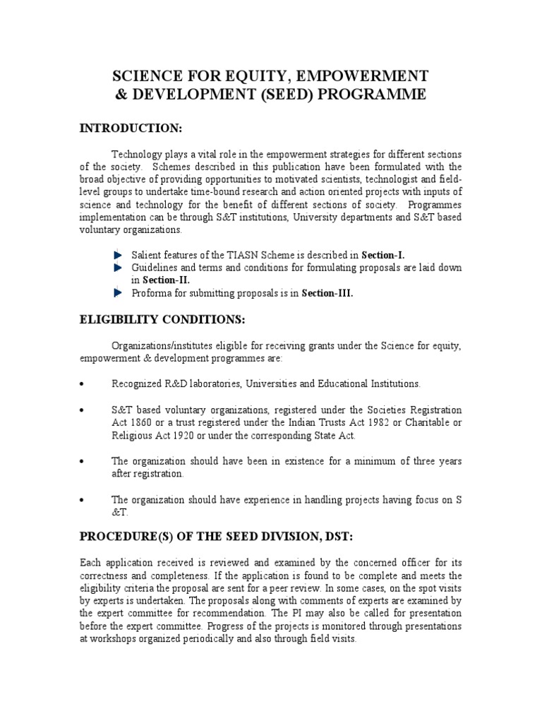 DST - Scheduled Caste Sub Plan | PDF | Sustainability | Agriculture