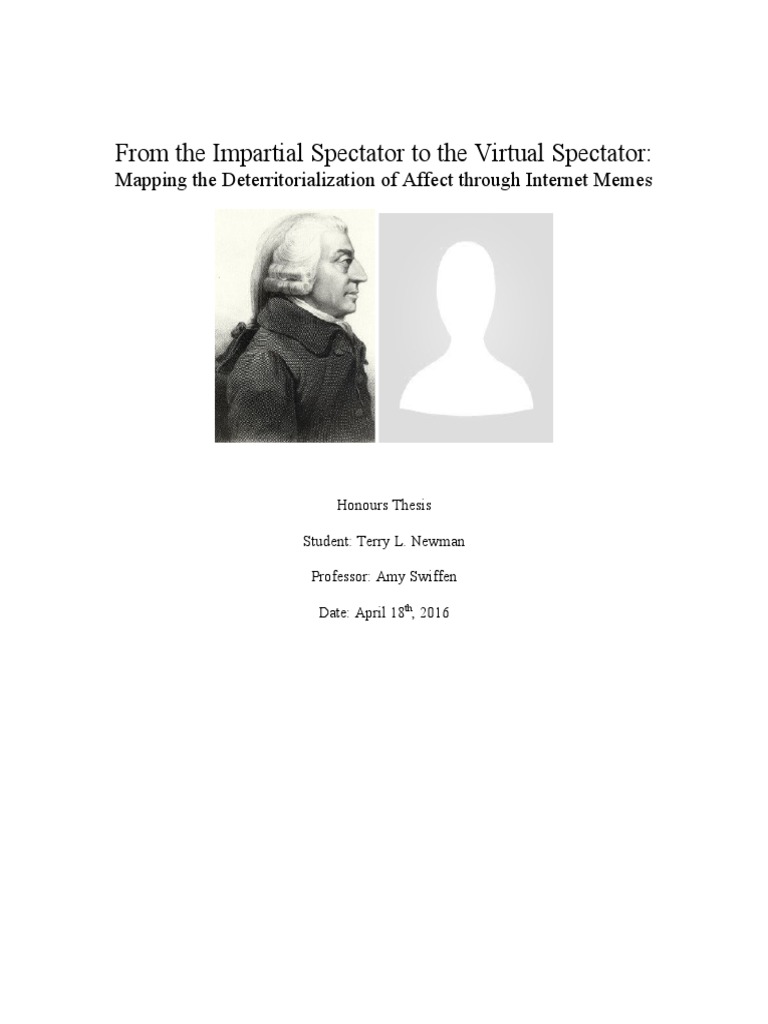 From The Impartial Spectator To The Virt | PDF | Empathy | Emotions