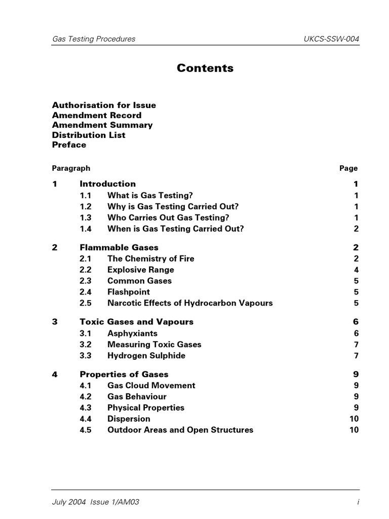 Gas Testing Procedures Pdf Pdf Combustion Liquefied Petroleum Gas