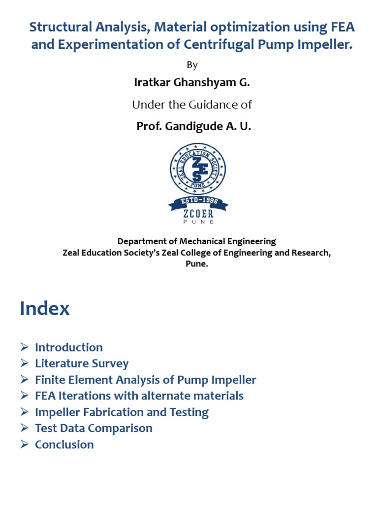 Structural Analysis, Material Optimization Using FEA and ...