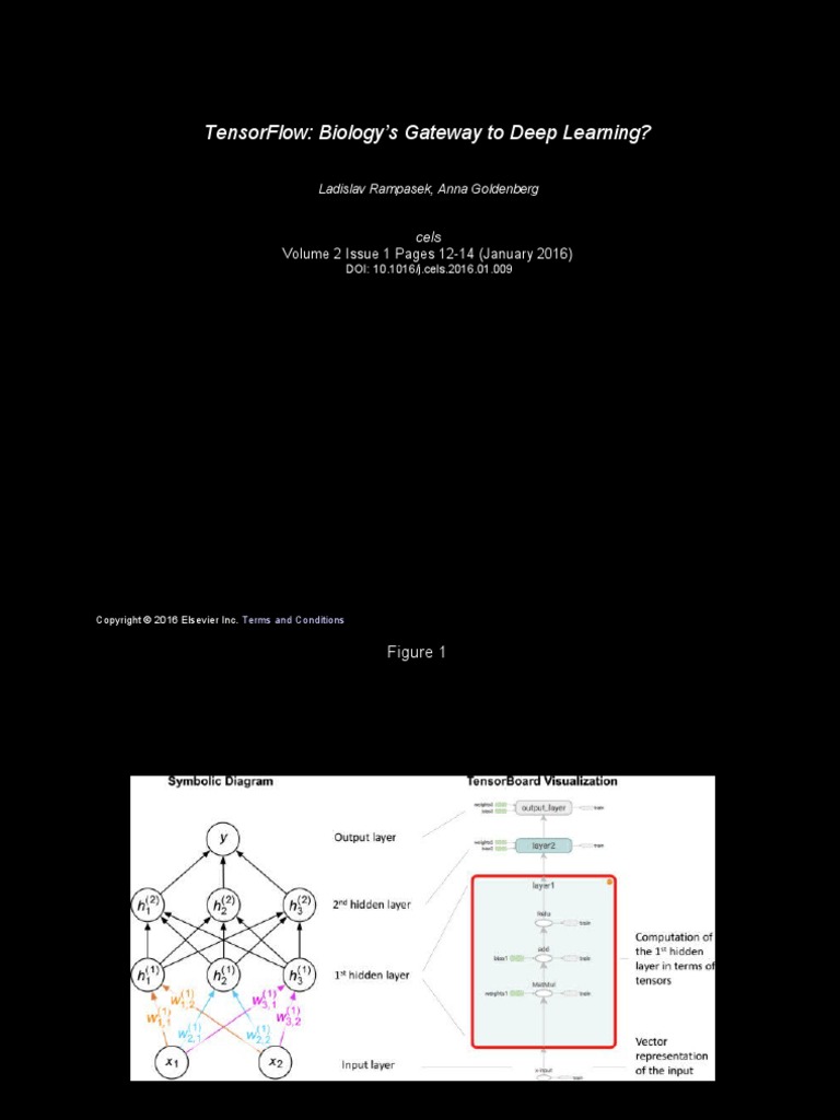 Tensorflow: Biology'S Gateway To Deep Learning?: Ladislav Rampasek ...