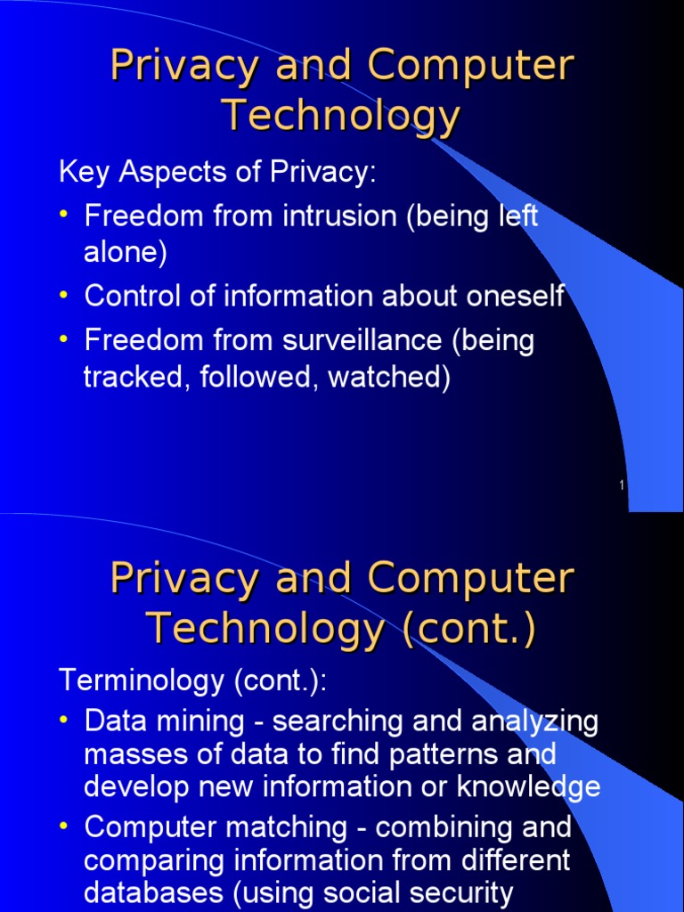 Chapter 2 | PDF | Privacy | Information Technology