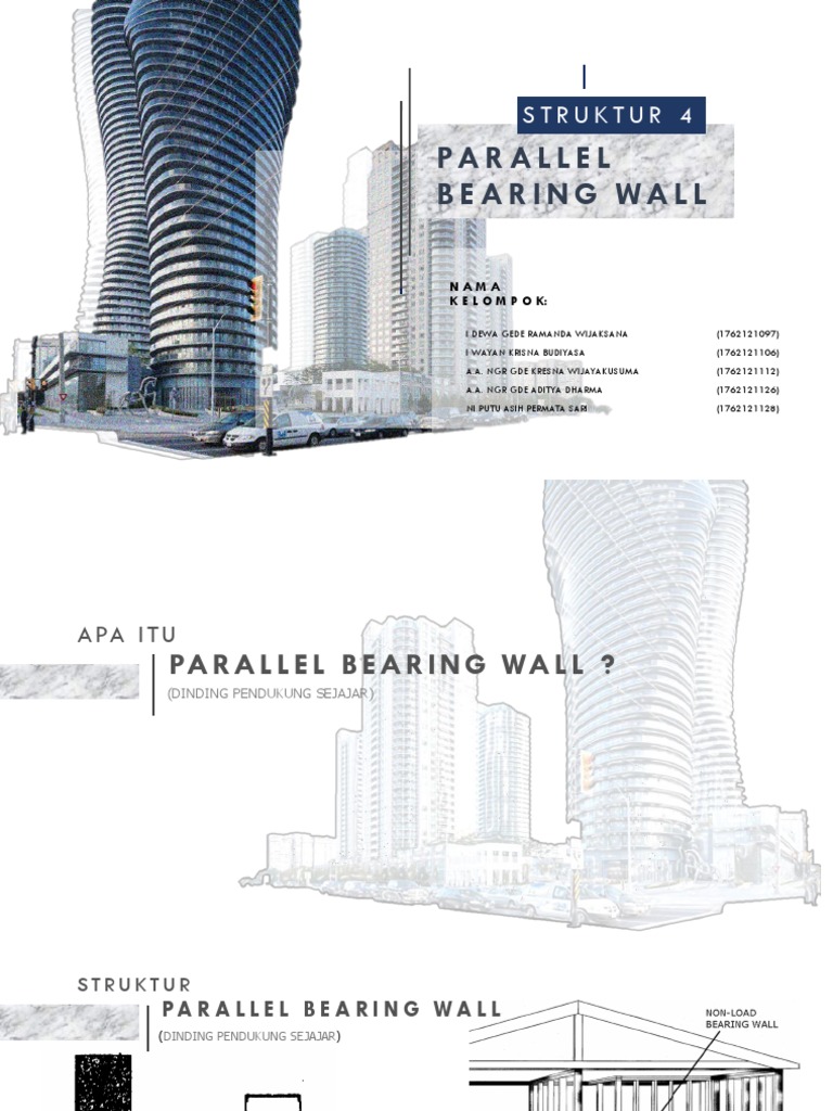 Parallel Bearing Wall - Kelompok 3 A2 PDF | PDF
