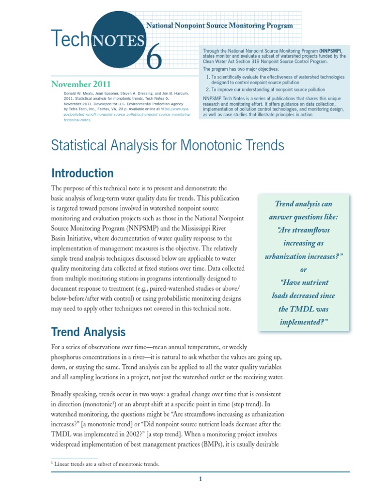 Trend PDF | PDF | Linear Trend Estimation | Regression Analysis