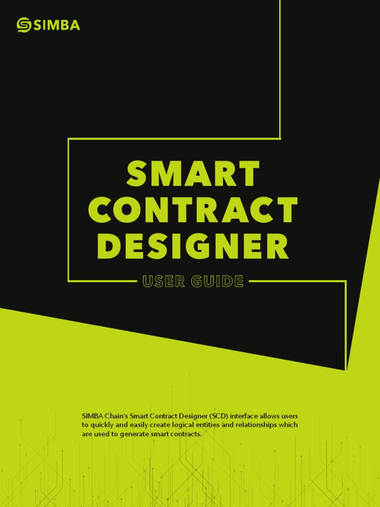 Smart Contract Designer: User Guide | PDF | Method (Computer Programming) | Integer (Computer ...