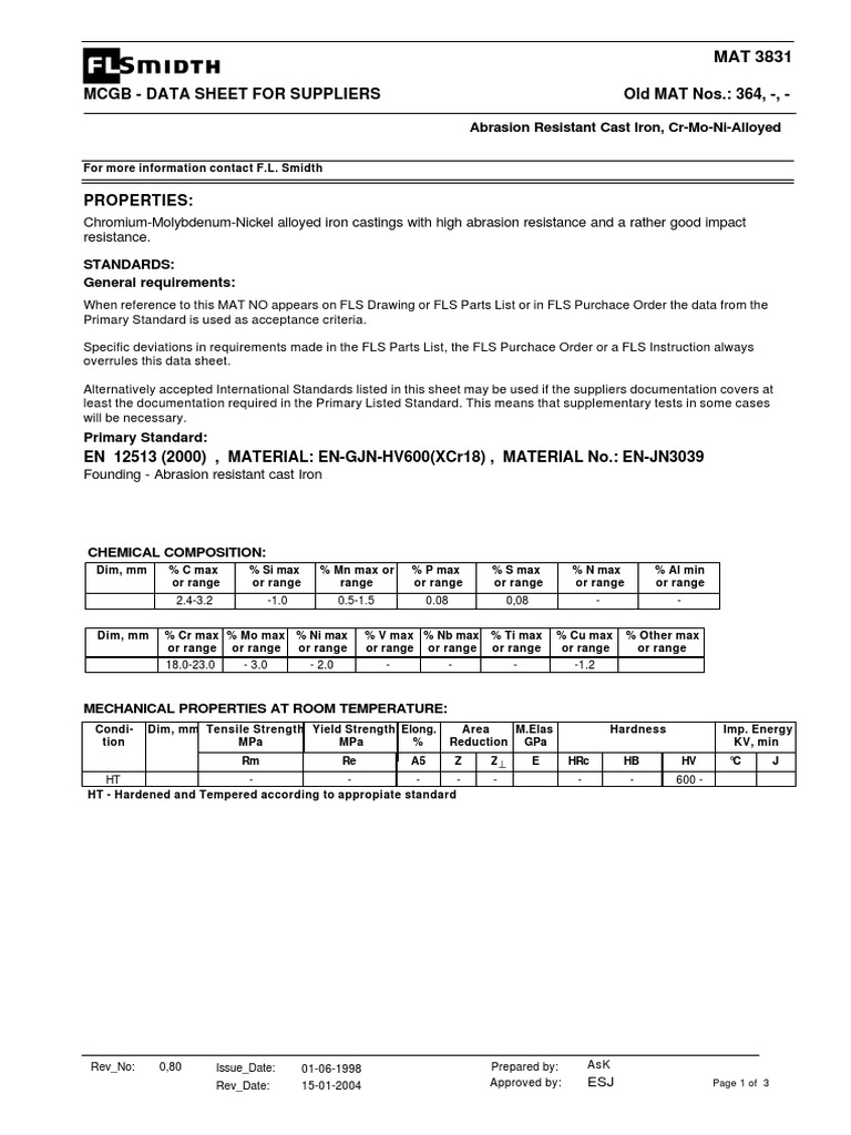 Mat 3831 For Suppliers PDF | PDF | International Electrotechnical ...