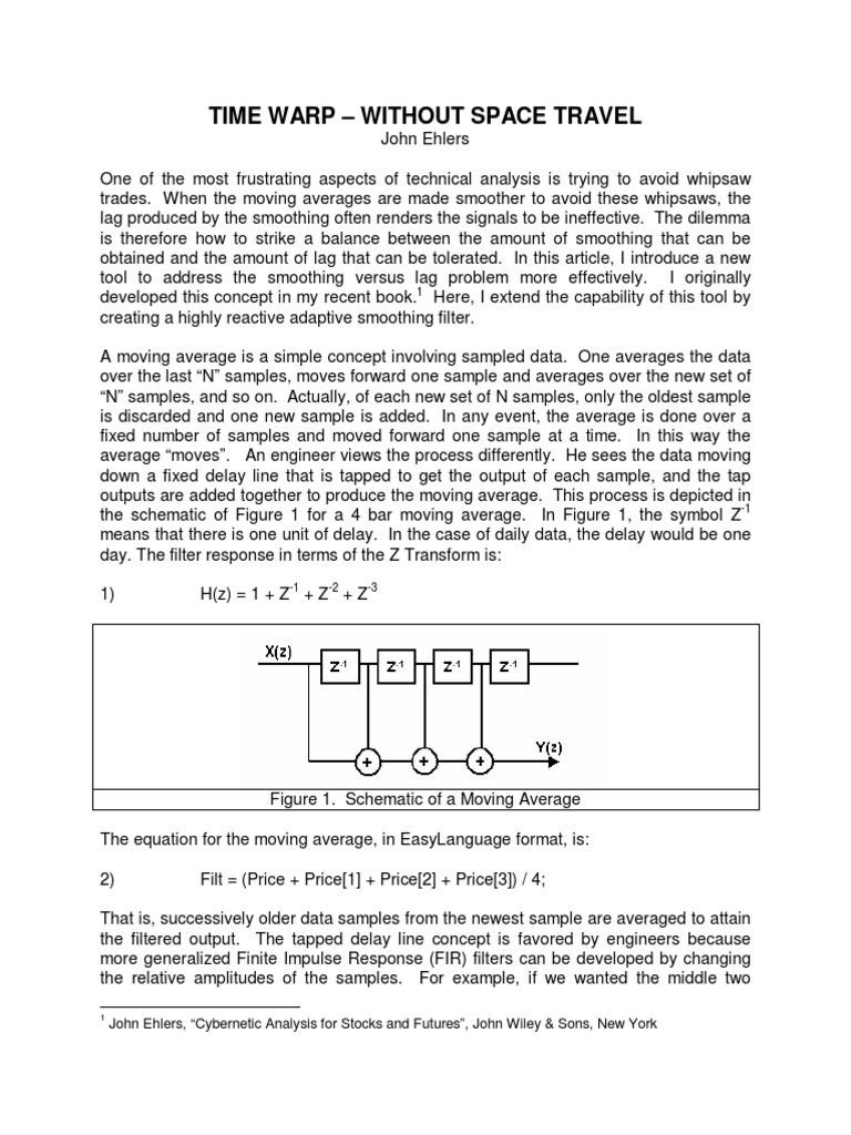Timewarp | PDF | Moving Average | Algorithms
