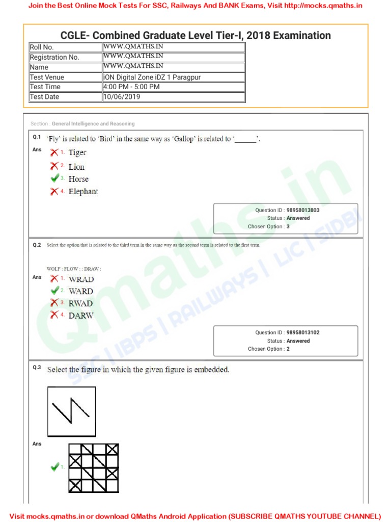 10 3E (WWW Qmaths In) | PDF | Question | You Tube