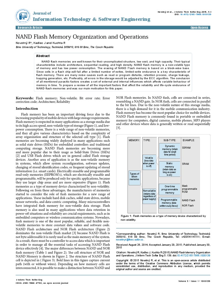 Nand Flash Memory ECC Engine | PDF | Flash Memory | Computer Data Storage
