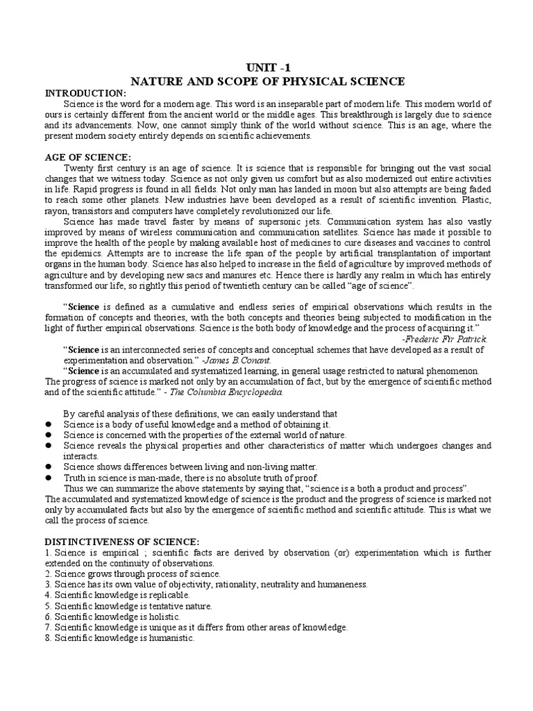 Nature of Science | PDF | Scientific Method | Experiment
