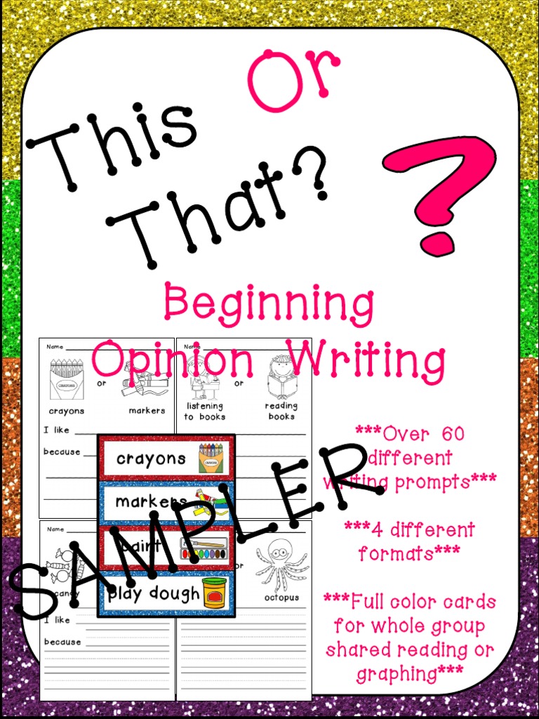Opinion Writing Prompts for Students | PDF | Thanksgiving Dinner