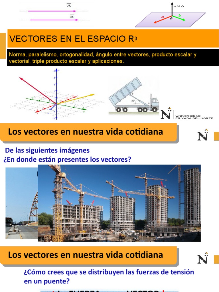 1 - Vectores en El Espacio R3 | PDF | Vector Euclidiano | Espacio vectorial