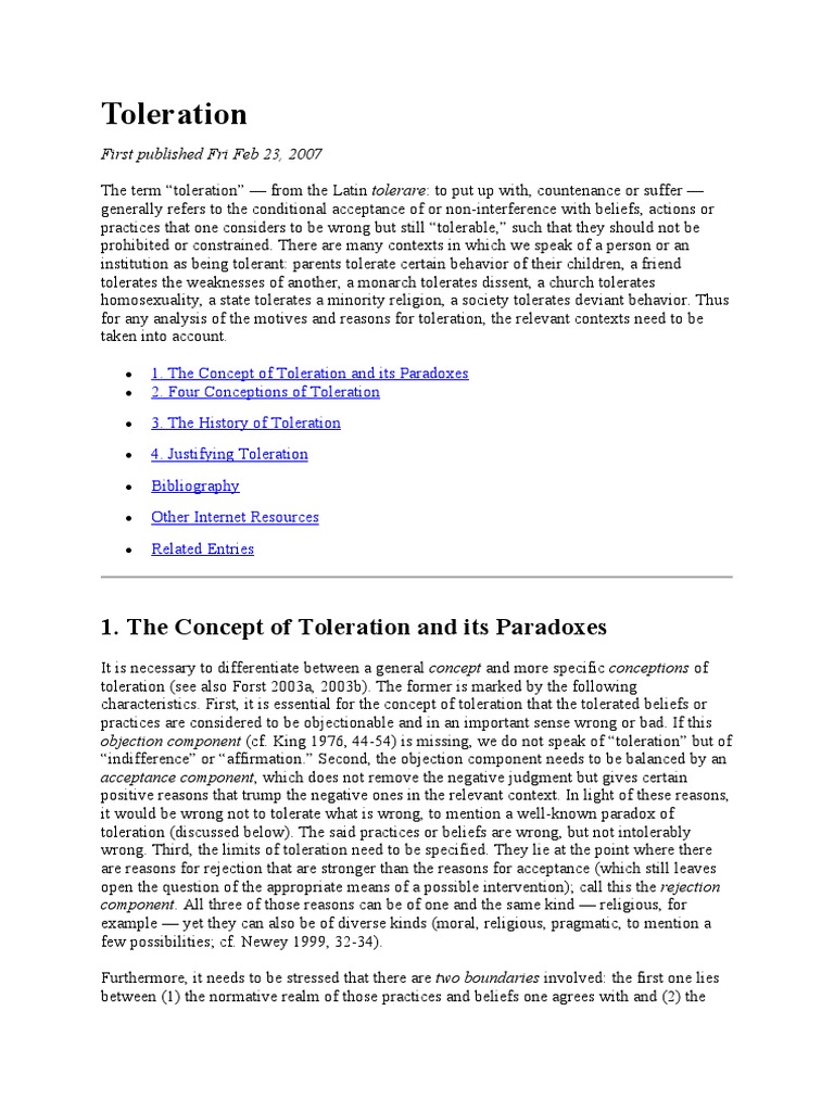 Locke Toleration | PDF | Toleration | Reason