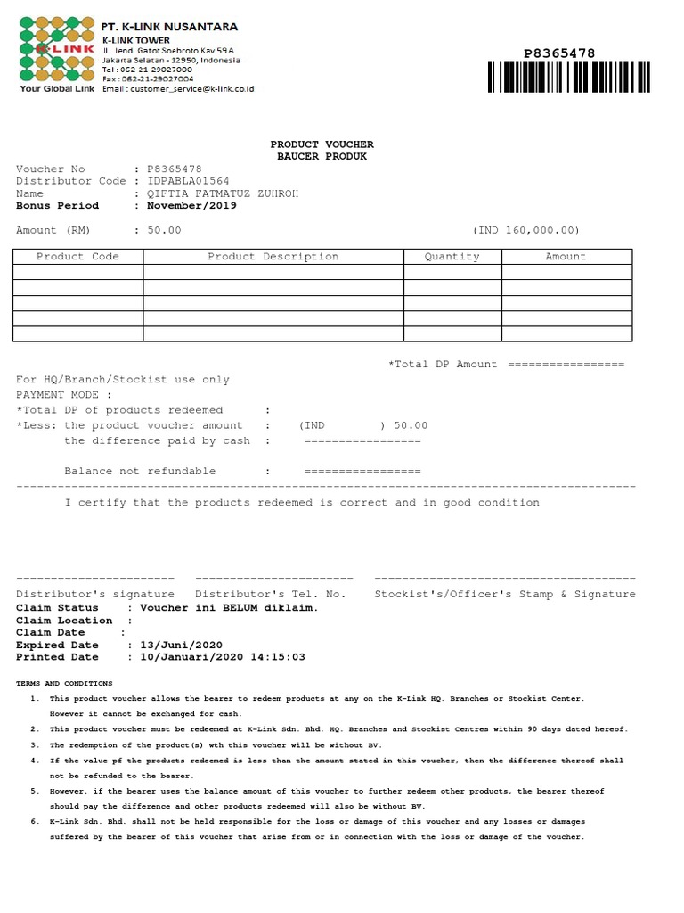 Product Voucher Baucer Produk | PDF | Payments | Business