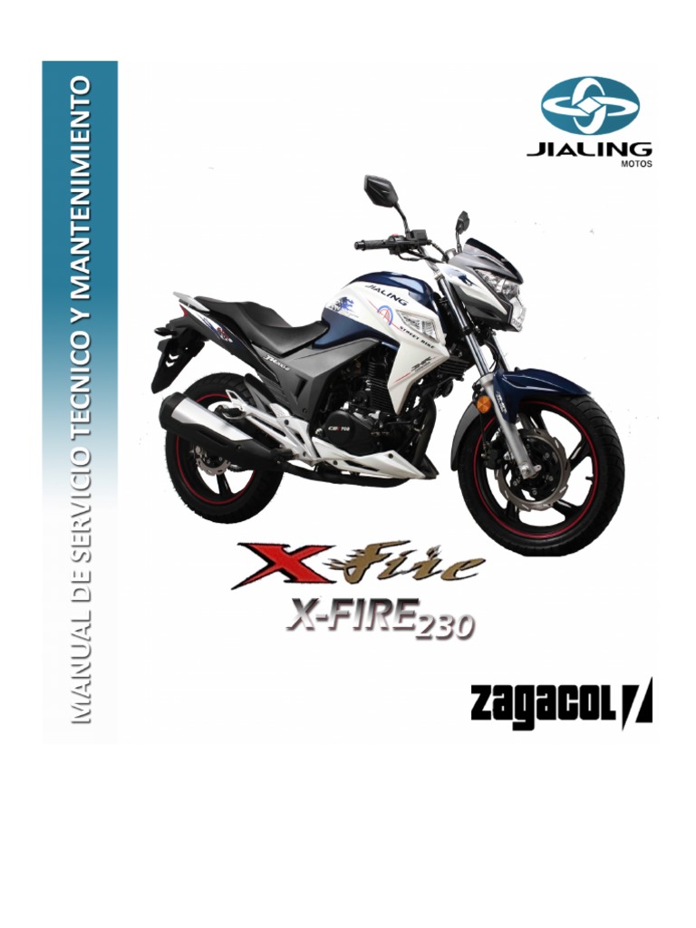 Manual de Usuario y Mantenimiento XFIRE 230 | PDF | Motocicleta | Embrague