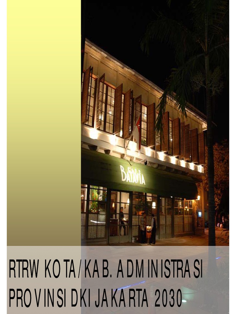 RTRW Dki Jakarta 2030 PDF | PDF