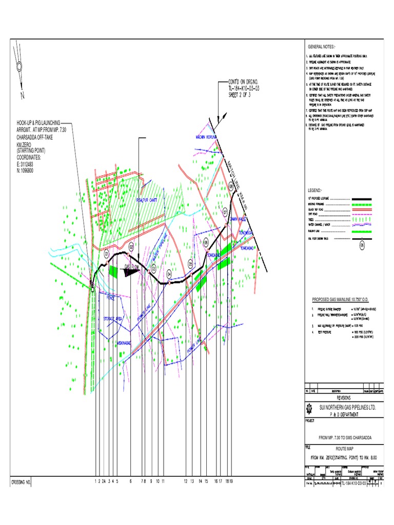 Hook-Up & Pig Launching Arrgmt. at MP - From Mp. 7.30 KM - Zero ...