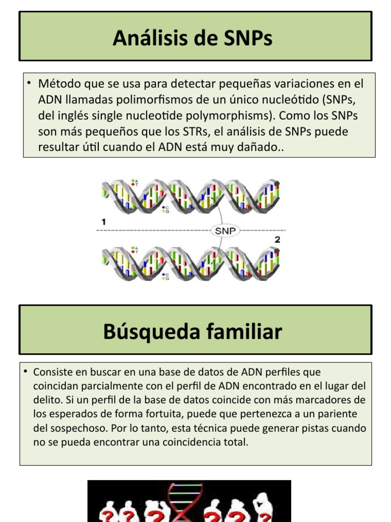Análisis de SNPs | PDF