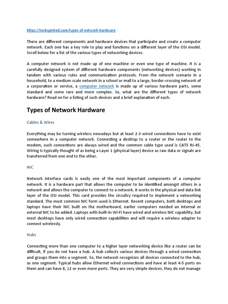 Network Basics | PDF | Network Topology | Internet Protocol Suite