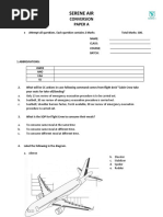 Preflight Briefing Checklist | PDF | Flight Attendant | Aviation