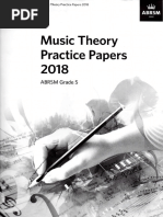 Abrsm Theory g5 Sample Papers (New Format) | PDF