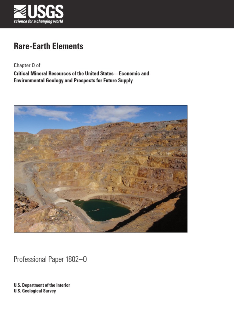 Rare Earth Elements USGS | PDF | Ounce | Parts Per Notation