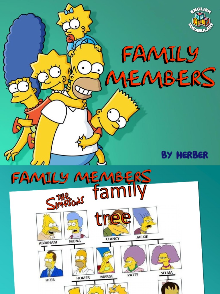 Family Members PPT Fun Activities Games - 41354 | PDF