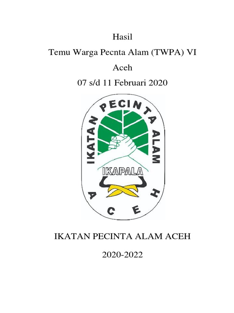 Hasil TWPA VI PDF | PDF