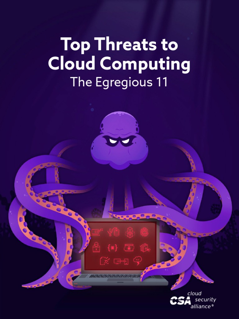 Top Threats To Cloud Computing: The Egregious 11 | PDF | Cloud ...