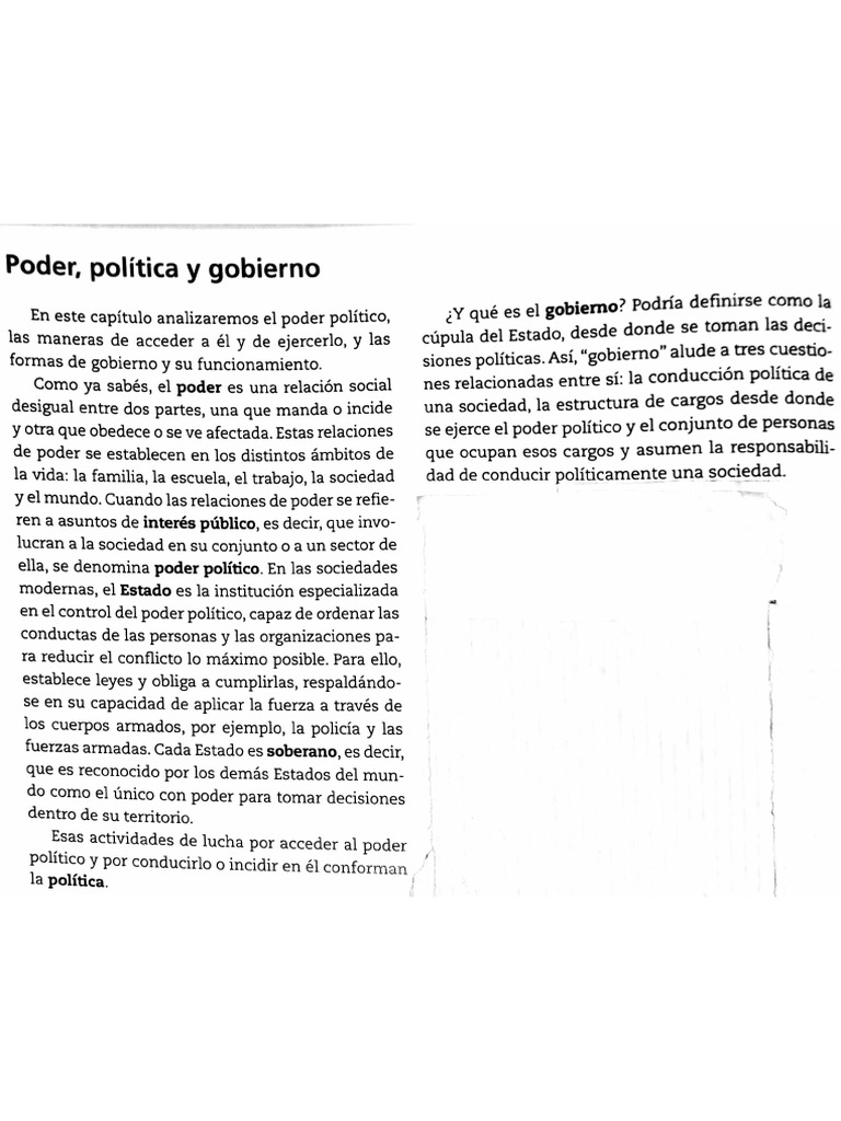 Distintas Formas de Organizar y Ejercer El Poder | PDF