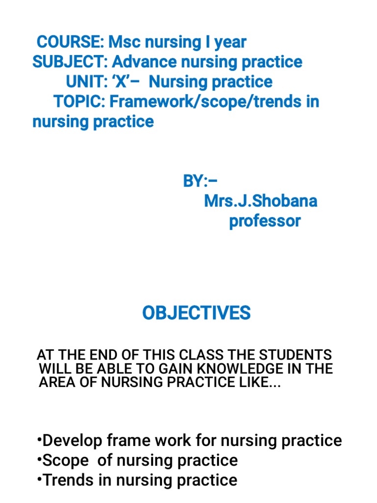 Trends In Nursing Practice 2 Pdf Nursing Health Care