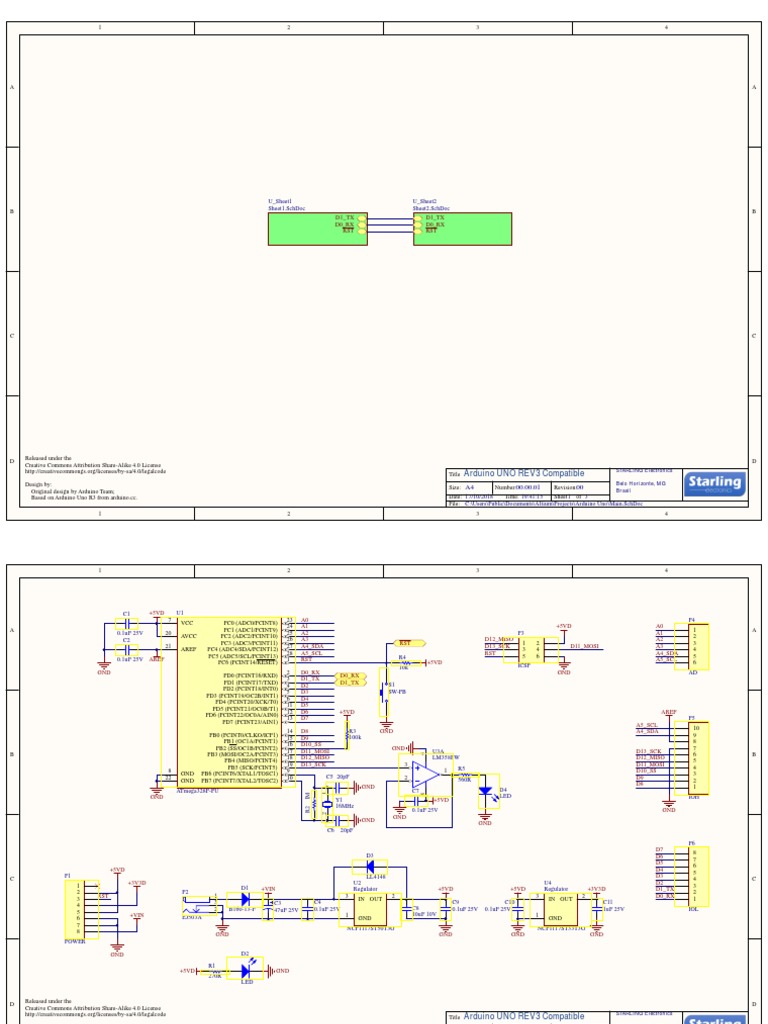 U - Sheet1 Sheet1.Schdoc U - Sheet2 Sheet2.Schdoc: D1 - TX D0 - RX RST D1 - TX D0 - RX RST | PDF ...