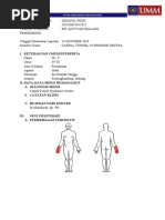 Status Klinis Fisioterapi + Jurnal Pada Oa Genu - Arny Raufe | PDF